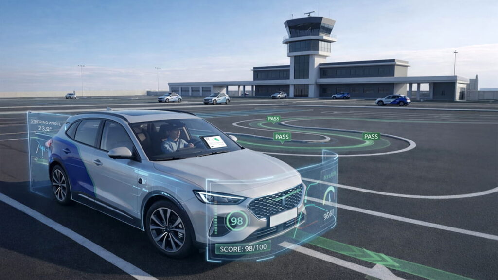 AI Smart Driving System: Ultra-Precision 2cm Automated Scoring
